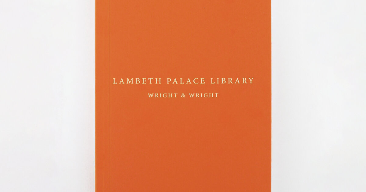 Lambeth Palace Library Publication by Wright & Wright Architects - Wright & Wright